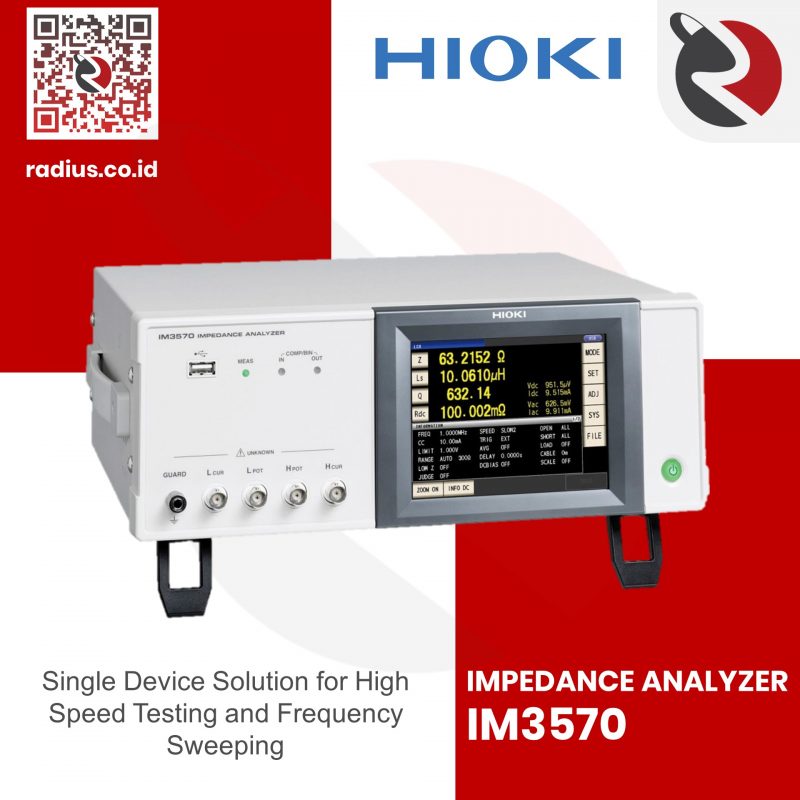 Hioki IM3570 Impendance Analyzer | PT. Radius Allkindo Electric