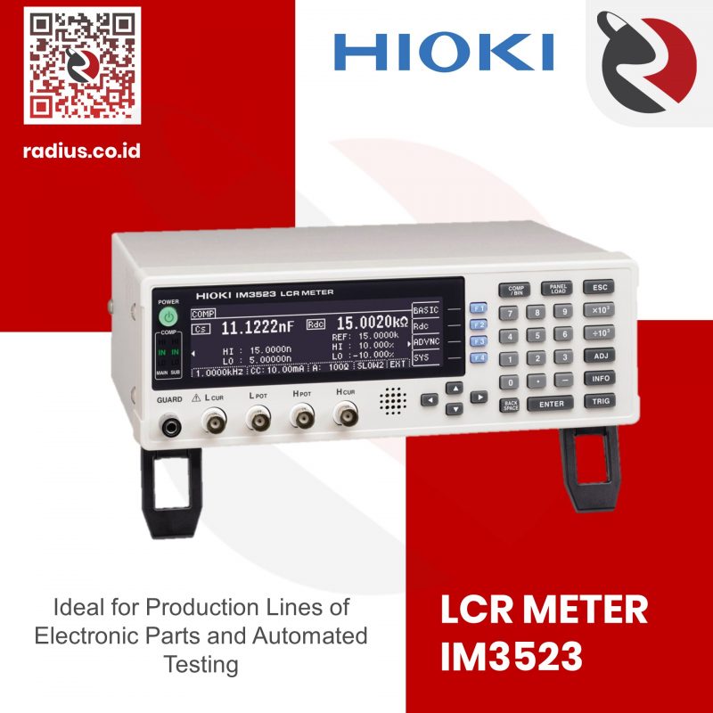 Hioki IM3523 LCR Meter | PT. Radius Allkindo Electric