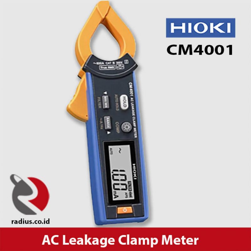 Hioki CM4001 AC Leakage Clamp Meter | PT. Radius Allkindo Electric