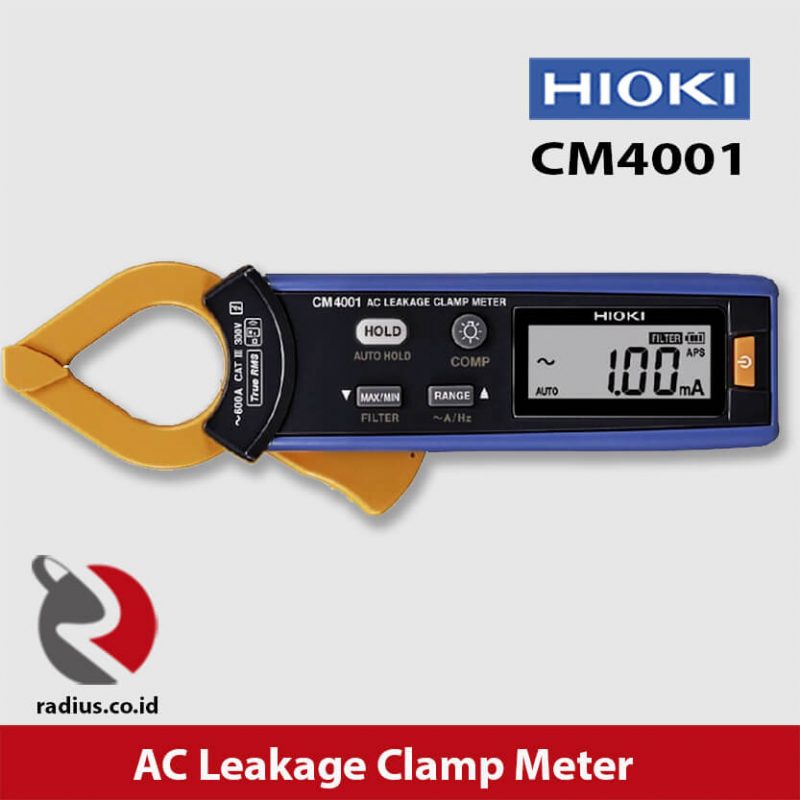 Hioki CM4001 AC Leakage Clamp Meter | PT. Radius Allkindo Electric
