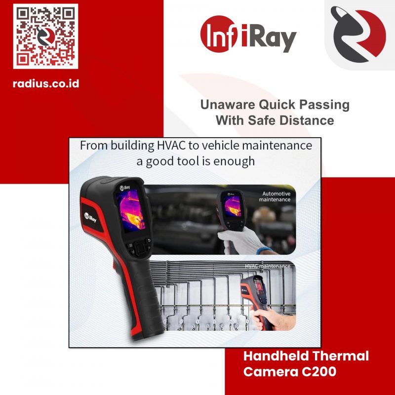 InfiRay C200 Handheld Thermal Camera | PT. Radius Allkindo Electric
