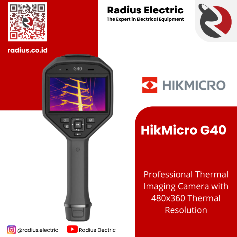 Hikmicro G40 Thermal Imaging Camera | PT. Radius Allkindo Electric