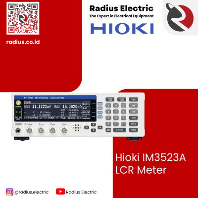 Hioki IM3523A LCR Meter | PT. Radius Allkindo Electric