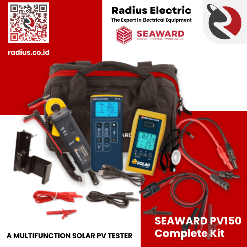 Seaward PV150 Solar PV Tester Complete Kit | PT. Radius Allkindo Electric