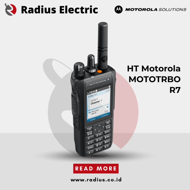 HT Motorola MOTOTRBO R7 Radio Portabel Digital | PT. Radius Allkindo ...