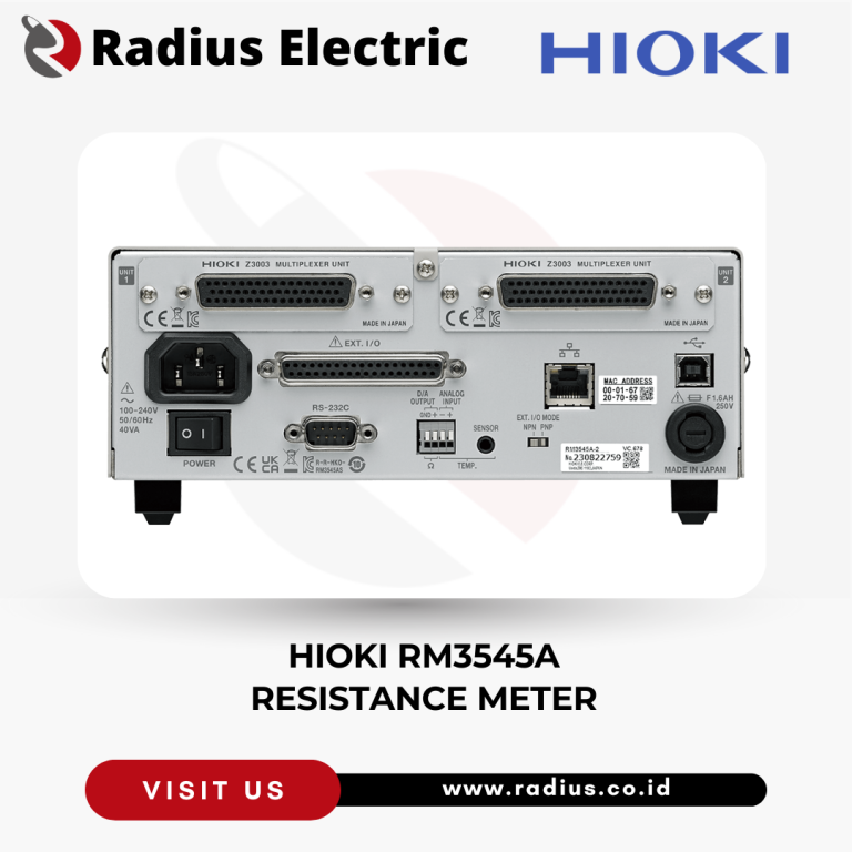 Hioki RM3545A Resistance Meter | PT. Radius Allkindo Electric