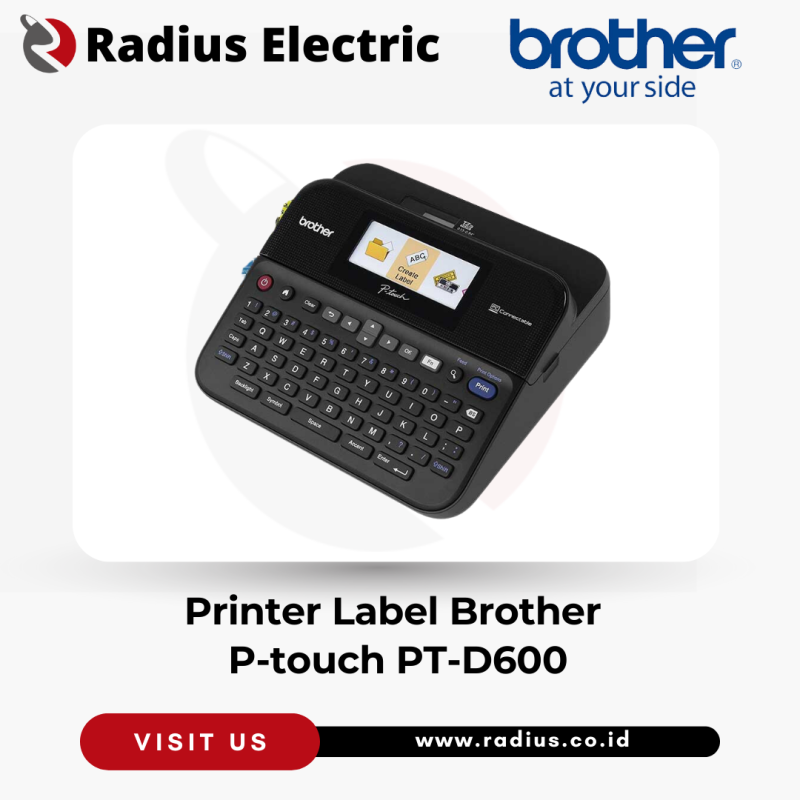 Printer Label Brother P-touch PT-D600 | PT. Radius Allkindo Electric