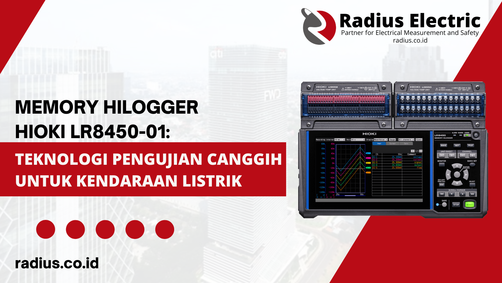 Memory HiLogger Hioki LR8450-01: Pengukuran Arus Bocor Pada Sistem ...