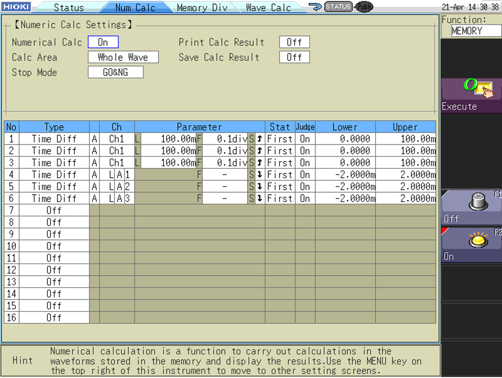 Memory HiCorder Hioki MR8848: Uji Keserempakan Circuit Breaker Tegangan Tinggi | PT. Radius ...